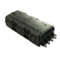 China Black Fiber Splice Closure FTTH Horizontal Type Outdoor Splicing 96 Cores Optical Fiber Optic Splice Enclosure for sale