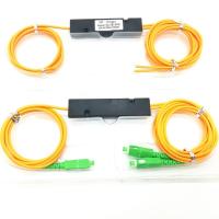 China Singlemode G652D/G657A 1*2 FBT Optical Fiber Cable with SC/UPC-SC/APC PLC Splitter for sale