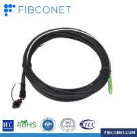 China 1 Mini SC APC Fiber Optic IP68 Pre-connector Patch Cord for FTTH LSZH Jacket Material for sale