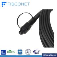 China 1 Mini SC APC Fiber Optic IP68 Pre-connector Patch Cord for FTTH LSZH Jacket Material for sale