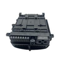 China Outdoor Fiber Distribution Box 24/12 Cores SC APC Indoor/Outdoor Wall Mounted Black for sale