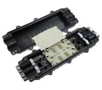China Optical FTTH IP66 Splice Closure Fiber Optic Connector Box Horizontal Type 24-288 Ports for sale