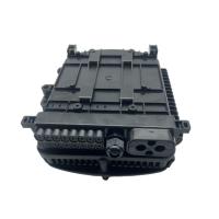 China PC ABS Material FTTH Black Outdoor Wall Mounted 24/12 Cores SC APC Fiber Terminal Box for sale