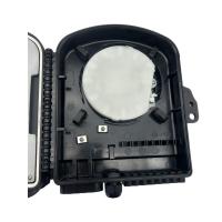 China PC ABS Material FTTH Black Outdoor Wall Mounted 24/12 Cores SC APC Fiber Terminal Box for sale