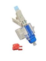 China 2 SC Quick Connector for Optic Fiber 3 Point Fast FTTH Connection for sale