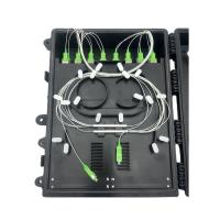 China IP55 Outdoor Wall/Hole Mounted Fiber Optic Distribution Box with 16/12/8 Cores SC APC for sale
