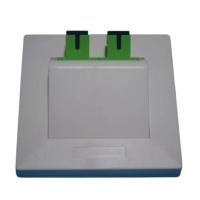 China Wall Outlet Box Fiber Optic Face Plate Terminal Box for Indoor Fiber Distribution for sale