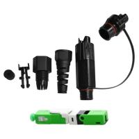China Enhanced Optical Fiber Connector IP67 Waterproof Three-in-One Field Assembly for FTTH for sale