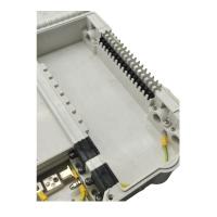 China 4/12/16/24/48 Core ABS FTTH Outdoor Fiber Optic Distribution Box with ISO Certification for sale