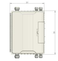 China FTTX 16 24 core PC ABS FTTH GF-KSW-24A fiber optical distribution box with IP55 protection for sale