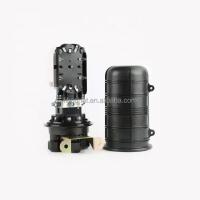 China Vertical 48 Core Fiber Optic Closure IP68 Dome Splice Box and 1pcs Fiber Protective Tube for sale
