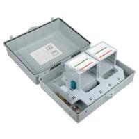 China 64 Core Fiber Optic Splitter Box Distribution Terminal Box for Wall or Pole Mounting for sale