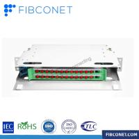 China Data Center Application Fiber Optic ODF with 12-24 Core Scrack Mount Splicing Design for sale