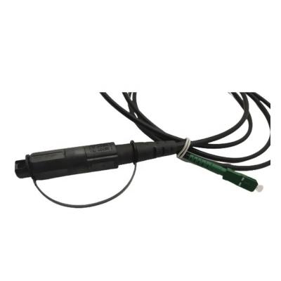 China FTTH G657A1 G657A2 Optical SC Fiber Waterproof Connector Patch Cord for GPRS Network for sale