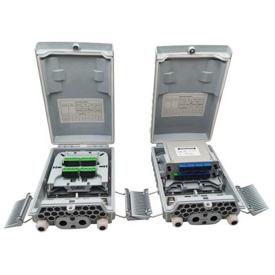 China RoHS Certified Optical Fiber Curvature Radius 240mm Distribution Box FDB-0432A-1 IP65 for sale