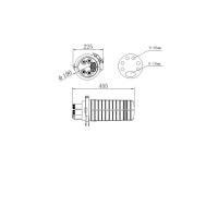 China Max 6 Trays Installed PLC Splitter 1pc Fibre Optic Splice Closure Box Dome 96-144 Cores for sale