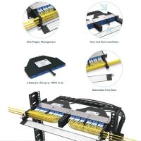 China 1U 2U 4U 144 288 576-core Fibre Distribution Frame SC LC MPO Ultra High Density Box Patch Panel ODF for sale