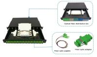 China FTTH 12-24 Core Scrack Mount Splicing Fiber Optic ODF Durable and Long-lasting Design for sale
