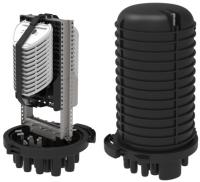 China Dome-Shaped Splice Closure for Fiber Optic Cable Management 62101kPa Pressure Resistant for sale