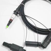 China Fiber Optic FTTH Optic SLIM Waterproof Connector for G657A1 Optical SC Fiber Patch Cord for sale