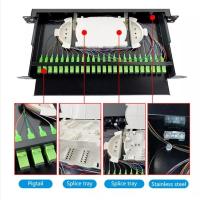 China Wireless LAN ODF 12 24 48 Core Port Optical Fiber Patch Panel for Telecom Network for sale