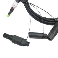 China Fiber Optic FTTH Optic SLIM Waterproof Connector for G657A1 Optical SC Fiber Patch Cord for sale