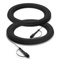 China Pre-Connected Waterproof Fiber Optic Cable for FTTH 4G 5G Networks Compact and Durable for sale