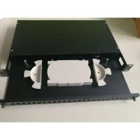 China 3G Network 19 Inch Rack Mounting 24 Core SC FC Fiber Optical Patch Panel ODF Adapter for sale