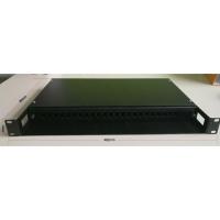 China 3G Network 19 Inch Rack Mounting 24 Core SC FC Fiber Optical Patch Panel ODF Adapter for sale