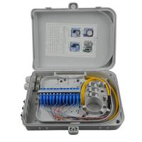 China IP65 Waterproof 24-core 1x16 PLC Fiber Optic Distribution Box for FTTX Cable Terminal for sale