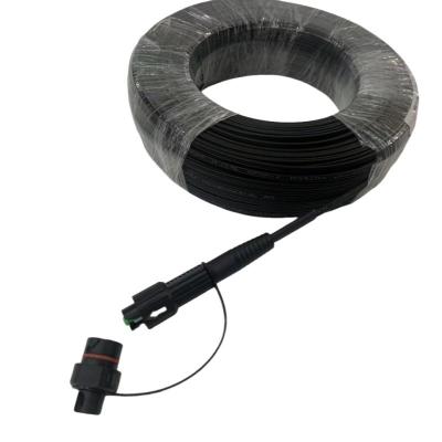China Waterproof FC-mini SC Connector for G657A1/G657A2 Fiber Type FTTH Drop Cable Assemblies for sale