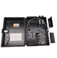 China 16 Core ODB NAP Terminal Box Black Wall-Mounted FTTH Outdoor Fiber Optic Distribution for sale