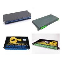 China FTTH 16 Cores Sc APC Simplex Fiber Optical Splicing Distribution Box Size 235*125*50mm for sale