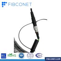 China FTTH Optic Waterproof SLIM Connector G657A1 Waterproof Fiber Optic Slim Patch Cable for sale