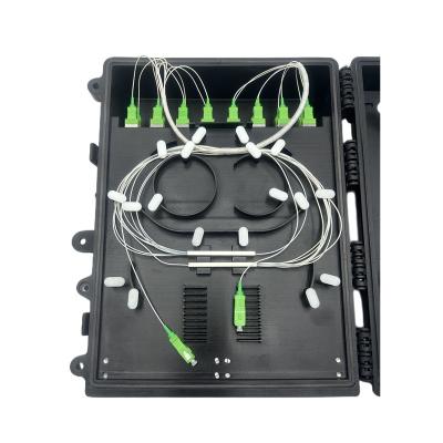 China PC ABS IP68 FTTH Fiber Optic Distribution Box with and Temperature Range of -40C- 85C for sale