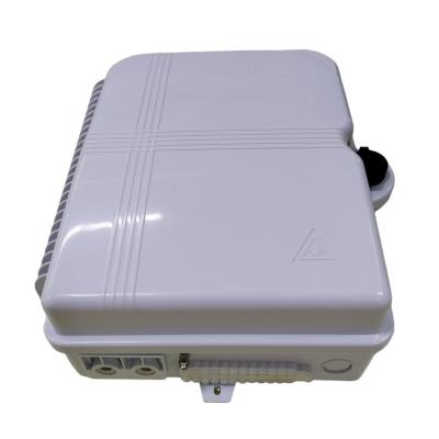 China 24-core 1x16 PLC Fiber Optic Wiring Closet Distribution Box for FTTH FTTX Waterproof Cable Terminal for sale