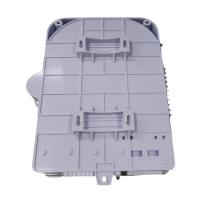 China 24-core 1x16 PLC Fiber Optic Wiring Closet Distribution Box for FTTH FTTX Waterproof Cable Terminal for sale