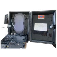 China Indoor/Outdoor Fiber Optic Access Terminal Distribution Box with Max Capacity 24 for sale