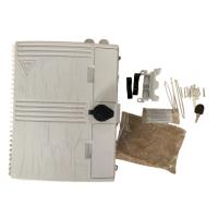 China 16 Cores LGX PLC Mini Optical Fiber Optic Terminal Box for Outdoor Wall/Pole Mounting for sale