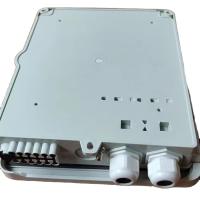 China Outdoor Waterproof Fiber Optic Distribution Box FQX12F 12Cores Insertion loss ≤0.2dB for sale