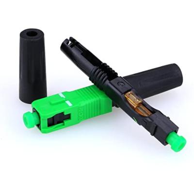 China SC APC/UPC Single-Mode Fiber Optic Fast Connector for Datasheet Central Compatibility for sale