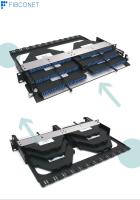 China 12/24/48 Cores/Cusomized Fiber Optic Equipment for FTTX/FTTH in 19-Inch 1u/2u/4u Rack for sale