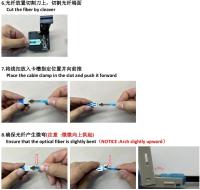 China FTTH SC LC Fiber Optic Equipment Fast Connector for FTTX Hot Melt Laser Connection for sale