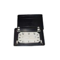 China Waterproof FTTH Fibre Optic Splice Closure Box with 2 Splice Trays Each Tray 12 Fiber Core for sale