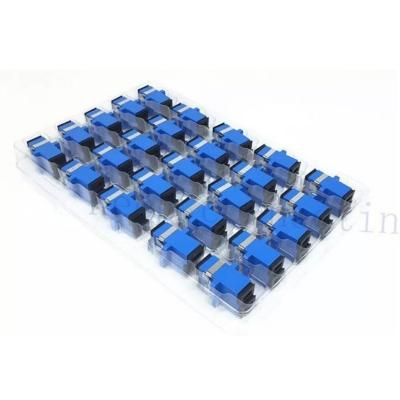 China 4G Network Compatible PBT Material SC Adapter for FTTH SX/DX Fiber Cores Applications for sale