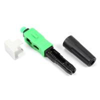 China 0.125mm Fiber Diameter SC APC SC UPC Fiber Optic Fast Connector for FTTH Field Assembly for sale