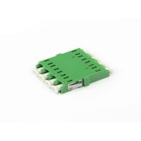China Flanged LC Quad Singlemode APC Optical Fiber Adapter with Insertion Loss≤0.3dB FTTH for sale