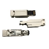 China 180 ° Outgoing Direction High Speed 8P8C FTP Network RJ45 Plug Connector Cat6 for sale