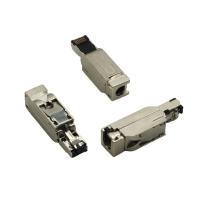 China 180 ° Outgoing Direction High Speed 8P8C FTP Network RJ45 Plug Connector Cat6 for sale