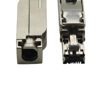 China 180 ° Outgoing Direction High Speed 8P8C FTP Network RJ45 Plug Connector Cat6 for sale